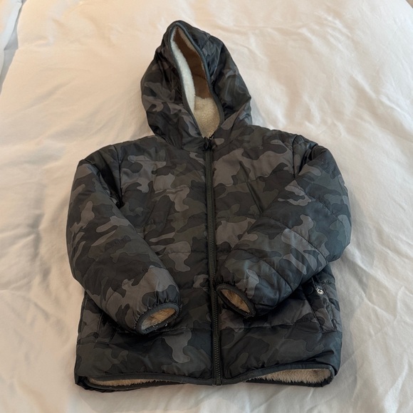 Cat & Jack | Jackets & Coats | Cat Jack Gray Camouflage Puffer Jacket ...